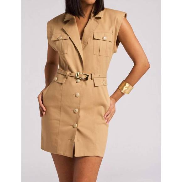 Generation Love | Dresses | New Generation Love Biel Gabardine Dress In ...